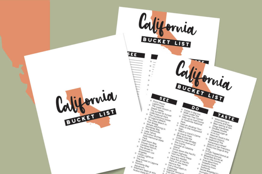 California Bucket List - 60 Amazing Things To Do In California(Free ...
