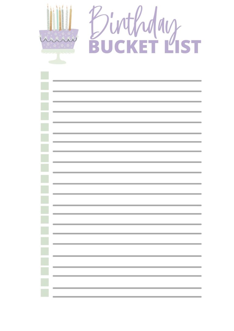 Birthday Bucket List - 65 Epic Things To Do On Your Birthday