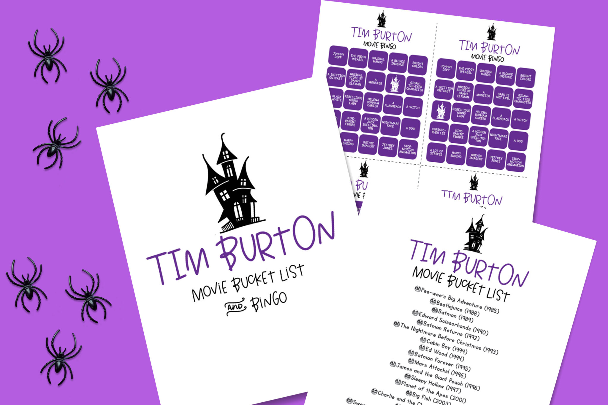 Tim Burton Movie Bucket List (Tim Burton Films In Order)