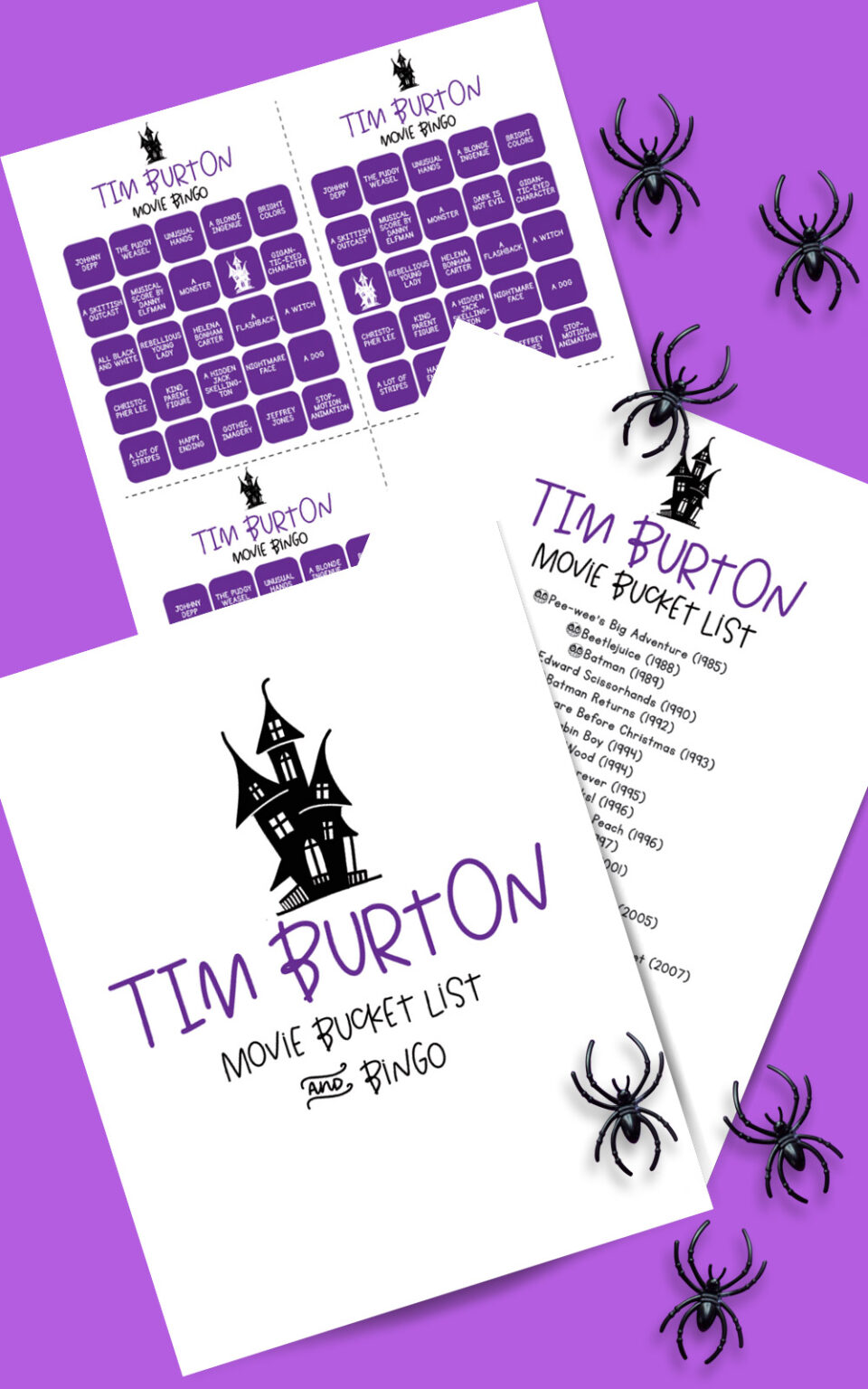 Tim Burton Movie Bucket List (Tim Burton Films In Order)
